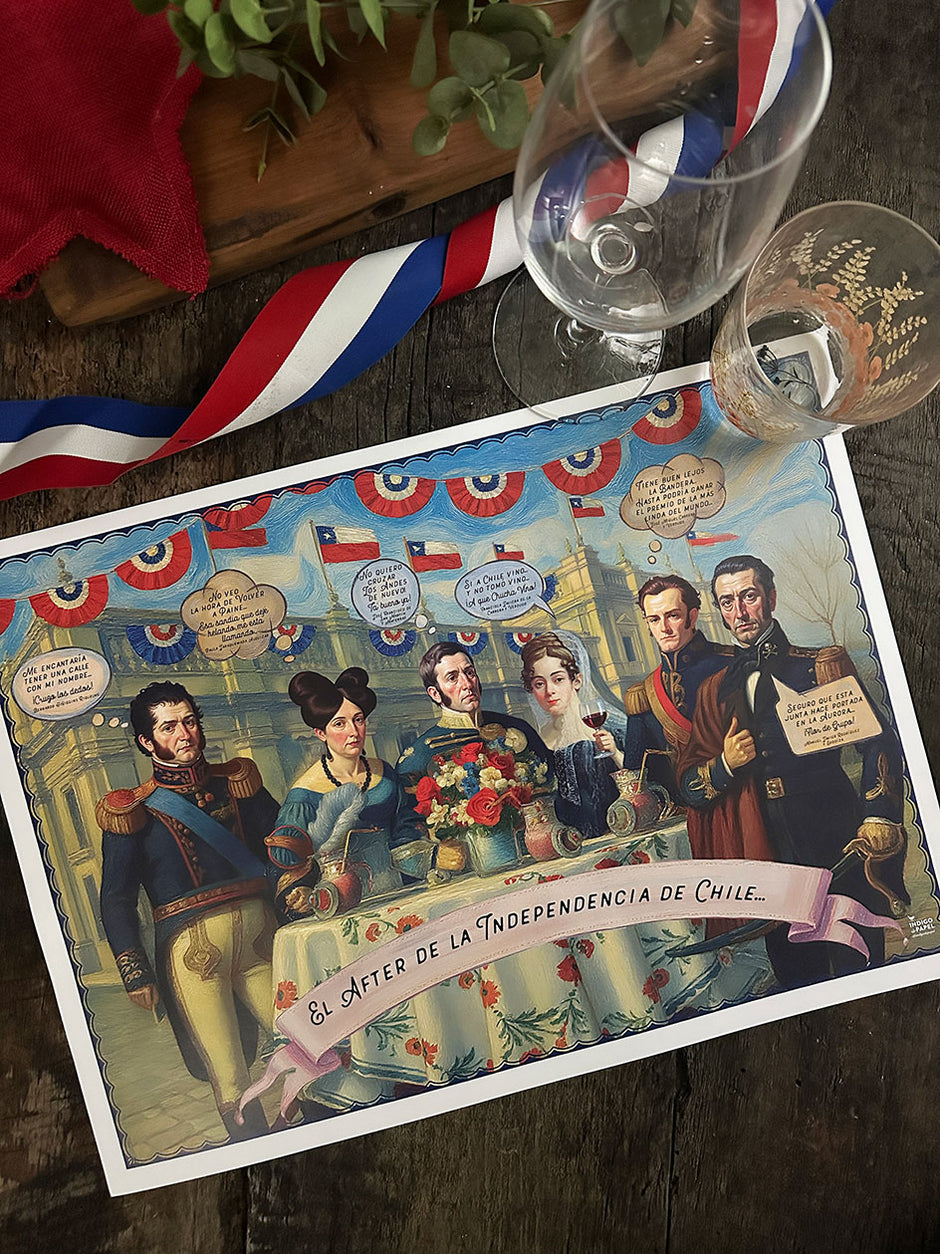 Celebrando Chile – Indigo de papel
